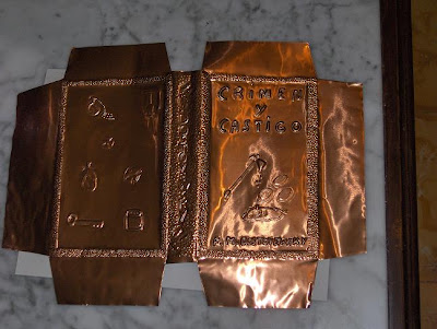 Cosasdebarita: Como se hizo : Tapa libro repujado