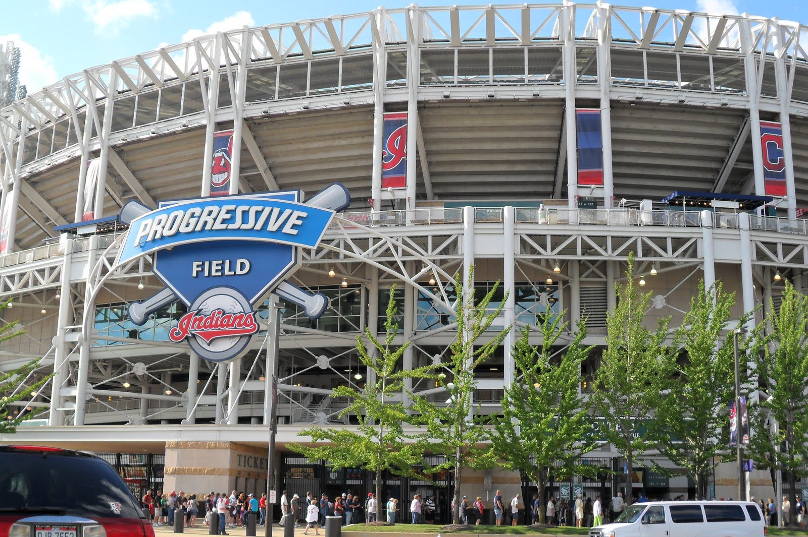 Progressive Field Outside Stadium
