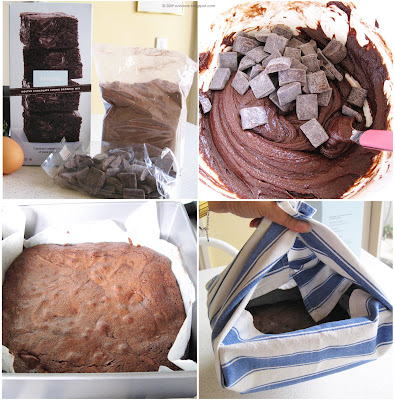 Ooh, Look...: Ooh, warm fudgey undercooked brownies!
