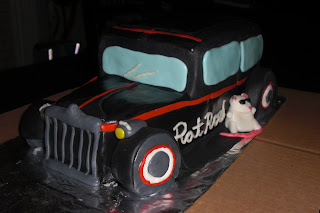 For Batter or For Worse...: Hot Rod ("Rat Rod") Cake