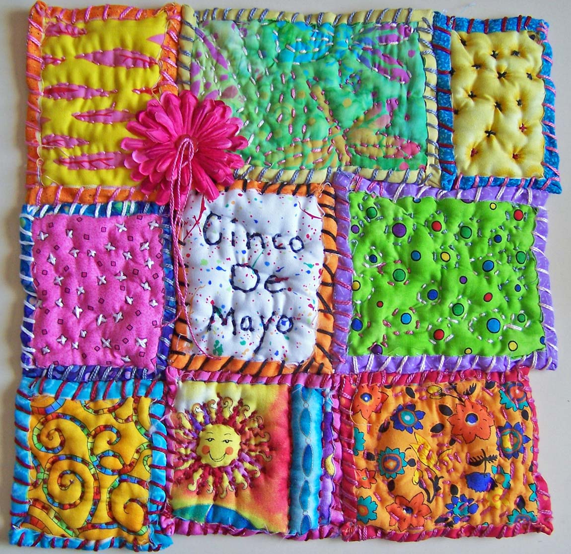 Treasures-n-Textures: CINCO DE MAYO QUILT