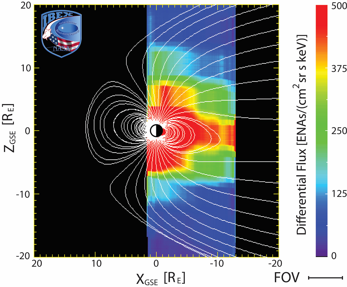 Suburban spaceman: NASA IBEX: first images of magnetotail structures