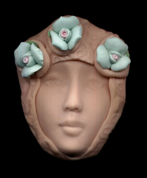 Linsart Creations in Clay: Faux Porcelain Art Doll Face