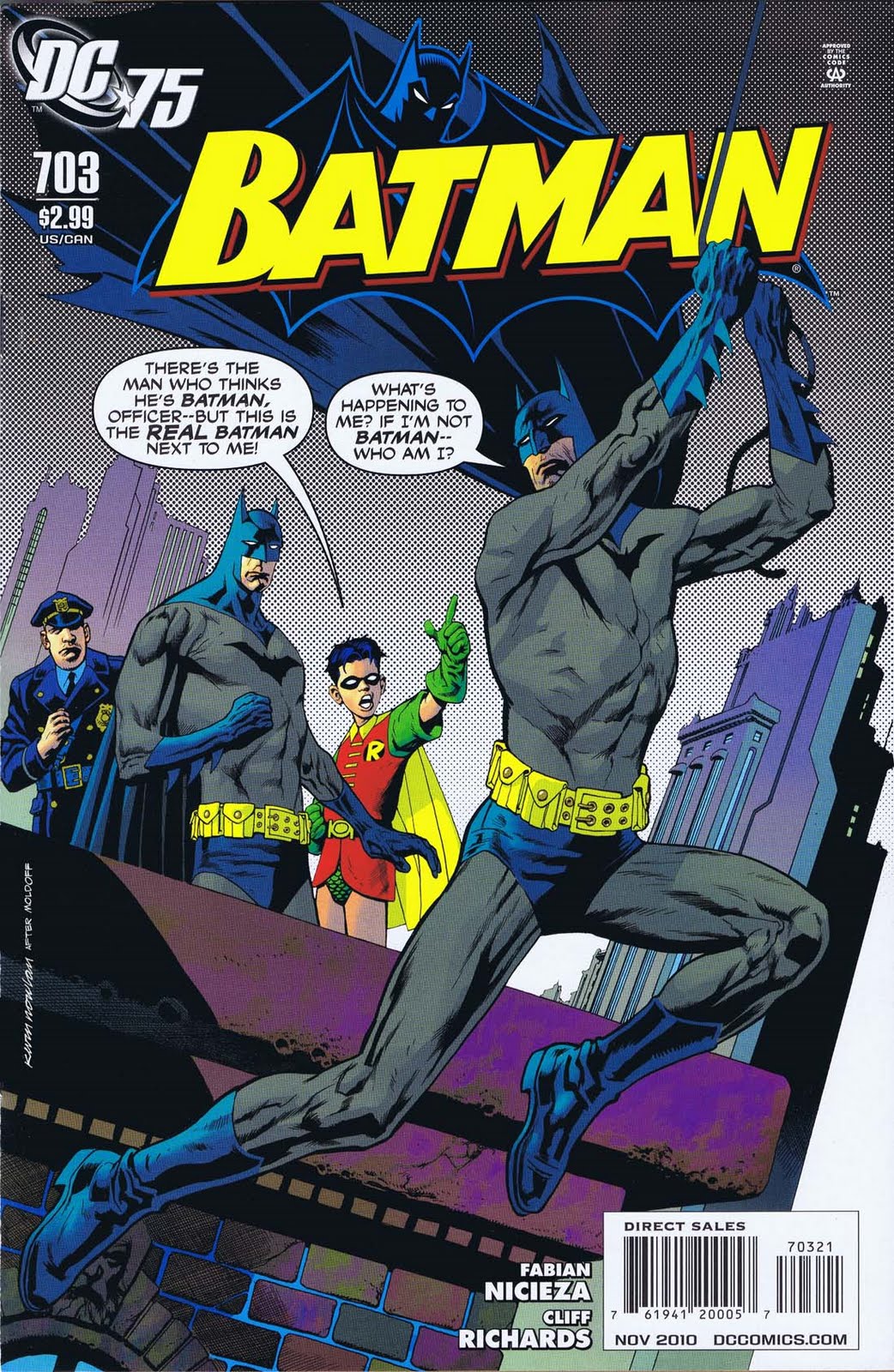Kevin Nowlan: Batman #703 variant cover art