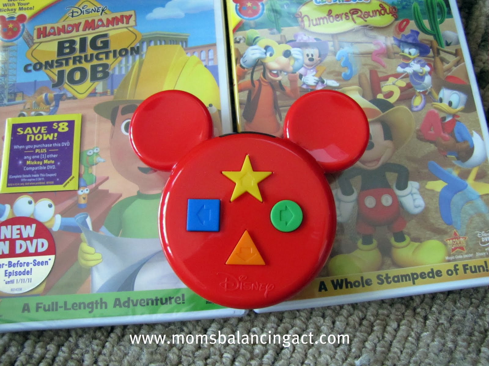 Disneys New Mickey Mouse Clubhouse Mickeys Number Roundup And Handy Manny Big Construction Job