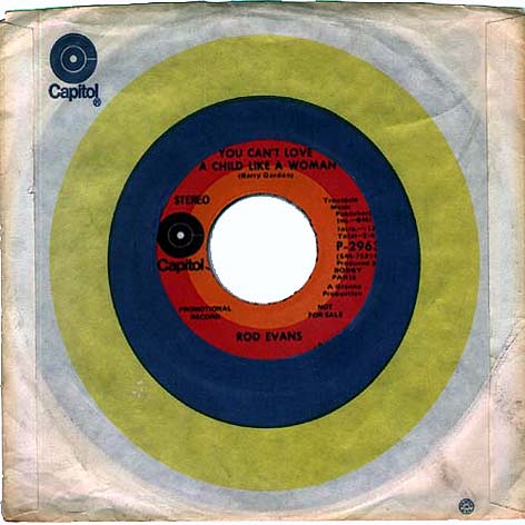 DEEP PURPLE *****: Rod Evans - Promo Single 1971