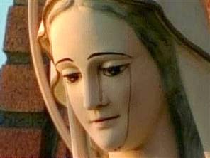 world of Parapsychology: Crying Virgin Mary Statue