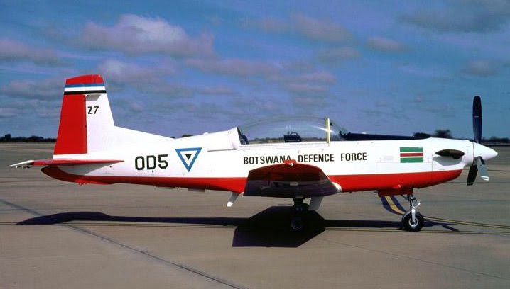 Pilatus-history-and-news: Pilatus...PC-7...Botswana Defence Force Air Wing