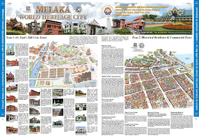 Melaka World Heritage City: 30th Edition Melaka Street Map
