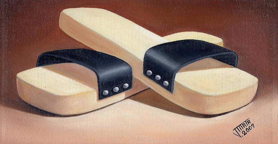 Chancletas de Palo-..............