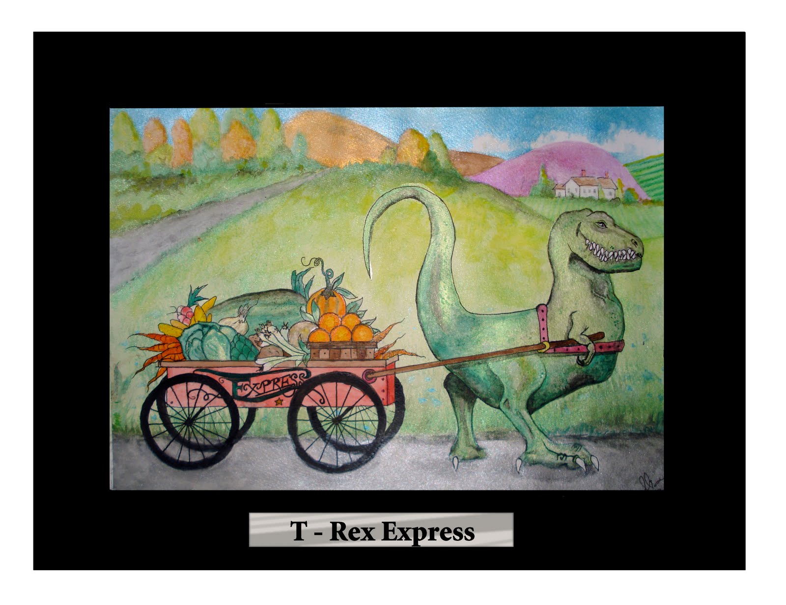 The art of Bzo: T Rex Express