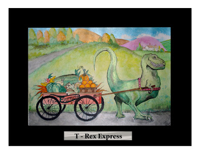 The art of Bzo: T Rex Express
