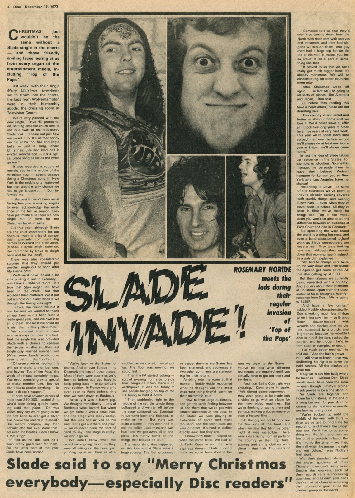 DAVID'S ROCK SCRAPBOOK: SLADE