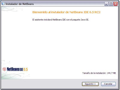 Grupo Evolución Blog: Instalar NetBeans IDE 6.5 Español en Windows XP