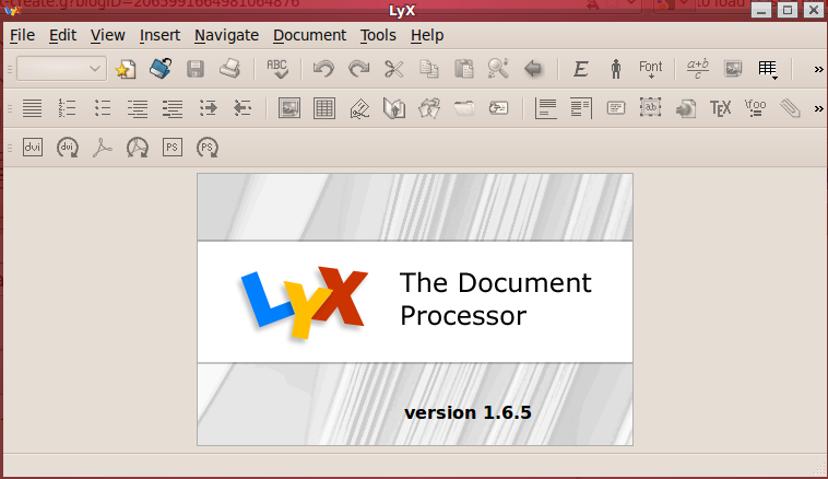 Free Software Explorations: LyX: A high level gui Latex frontend and ...