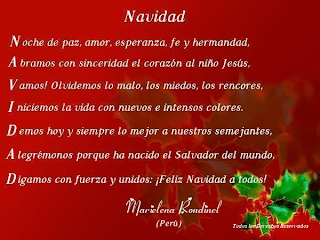 Poemas de Paco: Acrósticos de Navidad