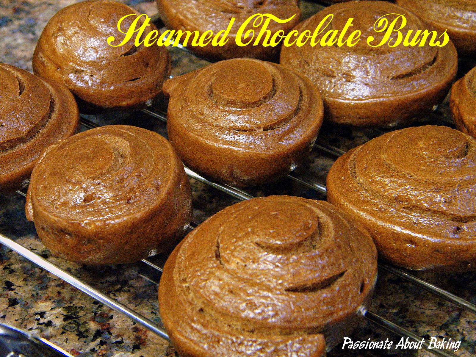 Chocolate Steamed Buns (man tou) | Passionate About Baking