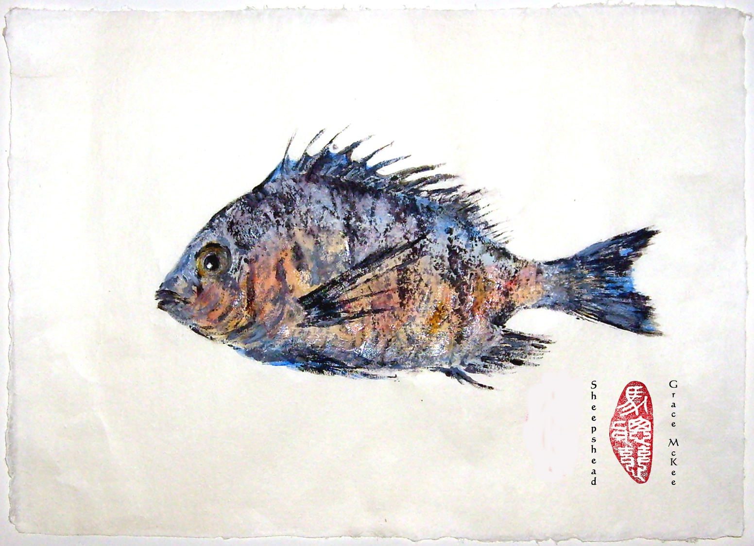Pisces Prints: Gyotaku Prints