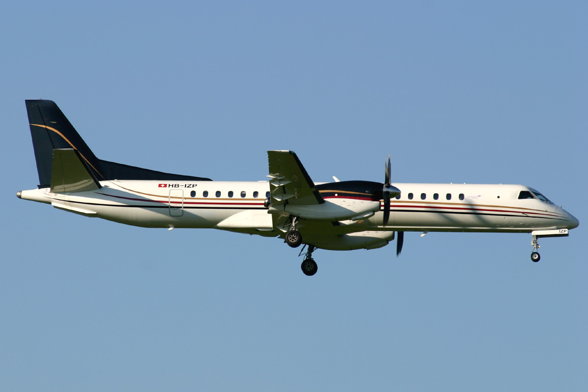 Eastwings: SAAB 2000 * Darwin Airline * Ginn Racing c/s * HB-IZP