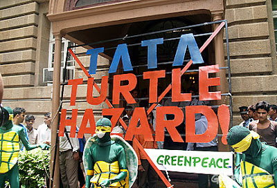 Manu's News: Greenpeace continues protest against Dhamra port