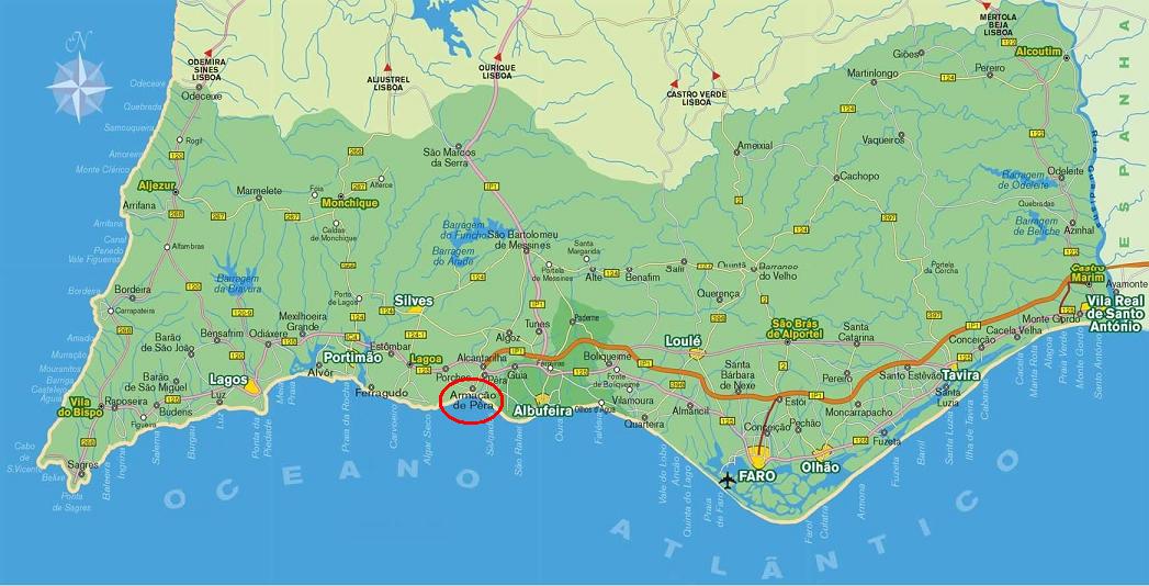 T4 Vista Mar: Mapa de Armação de Pêra