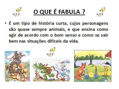 Clara Libe: SLIDES DO PROJETO FÁBULAS