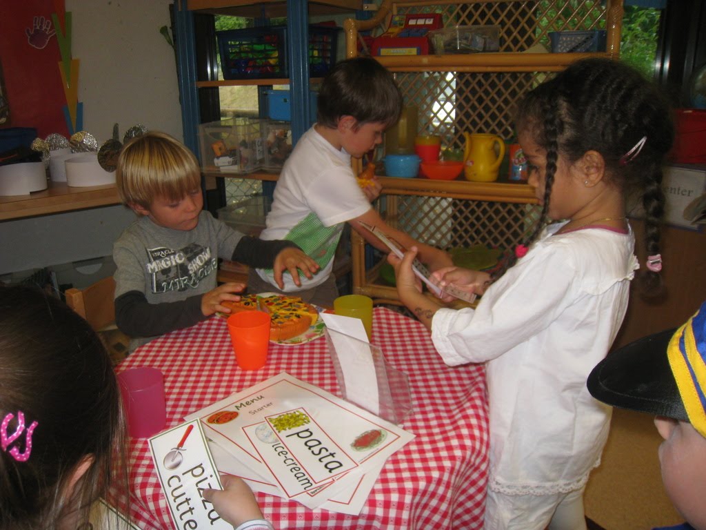 Nilde's Kindergarten class - ISZN: Role Play area: the children at the ...