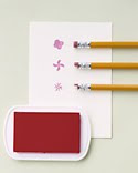 My Crafty Side: Pencil Stamps
