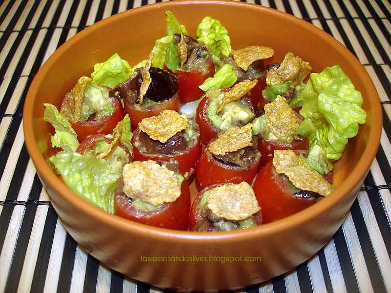 Las recetas de Silvia: Tomatitos cherry rellenos