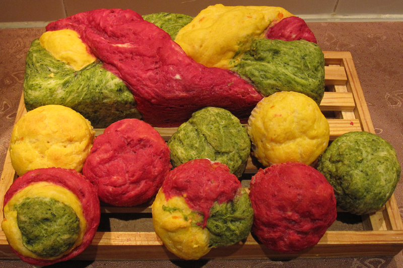 Tot Vegan: Receta del pan de colores