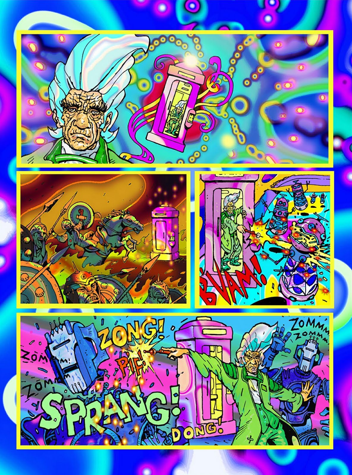 The Strangeness of Brendan McCarthy: Hi-res Judge Dredd: Dr. What?