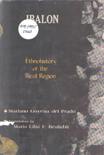 Bikol Books: IBALON Ethnohistory of the Bicol Region ©1981