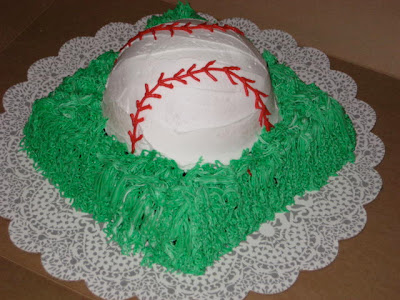 Slice the Cakes: Baseball Cake