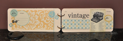 Creations By Christie: Vintage Mini Flash Card Book