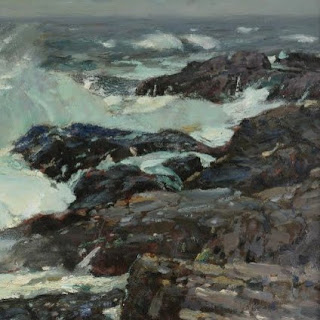 marine oil paintings: Colours for Seawater