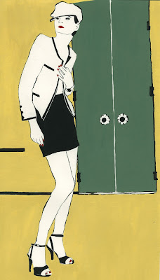 Octavine Illustration: 1960s Mod Fashion, London and Me