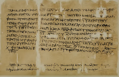 A flax merchant from Egypt! Owner of 4th century New Testament papyrus ...