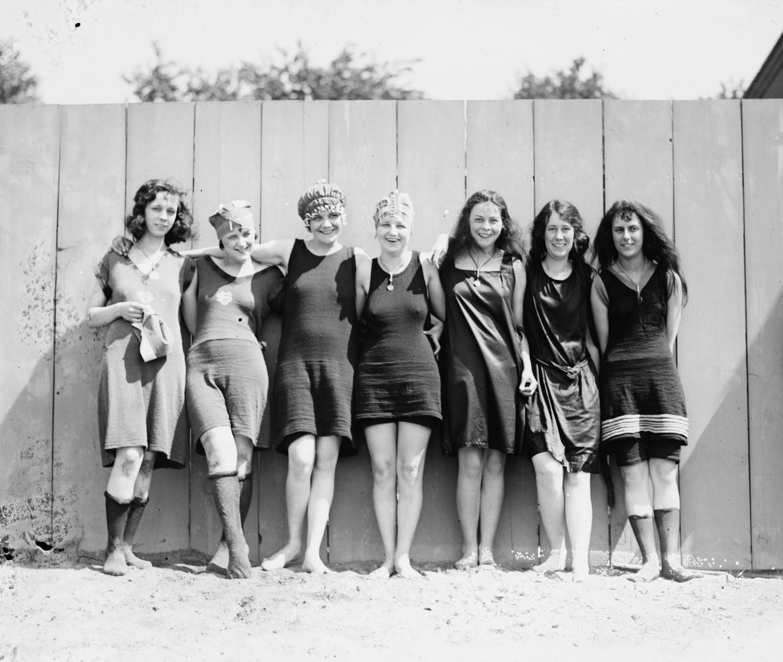 Vintage Ephemera Bathing Beauties 1920