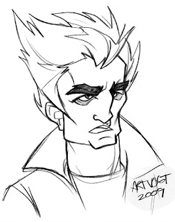 Art Vogt Art: Edward Cullen Portrait Drawing - Twilight Series