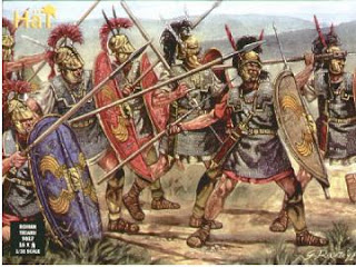 Minicamisetas y Tornillos: La triple acies romana