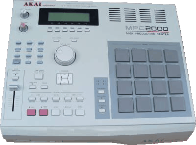 electronic instruments: Akai MPC2000 & MPC2000XL