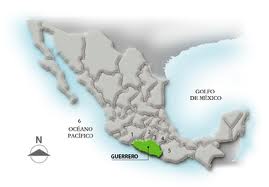 Vacaciones en Mexico: Mapas de Guerrero y Acapulco. México.