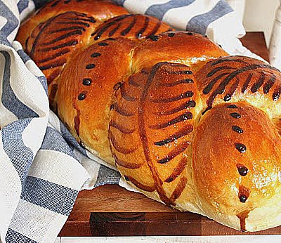 Cherry on a Cake: A PAINTED CHALLAH