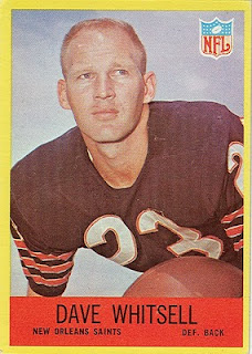 1967 Football Cards: New Orleans Saints