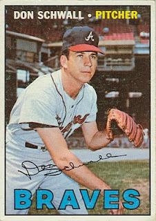 1967 Topps Baseball: Final Card: Don Schwall