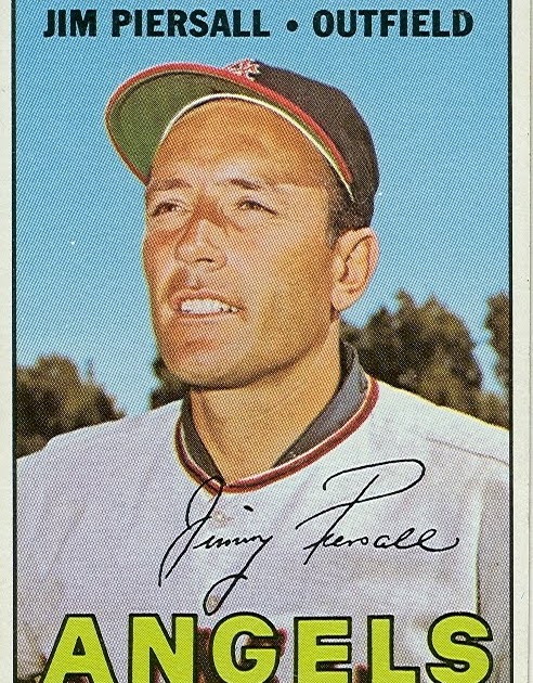 1967 Topps Baseball: Final Card: Jim Piersall (#584)