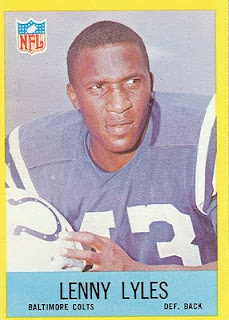 1967 Football Cards: Baltimore Colts