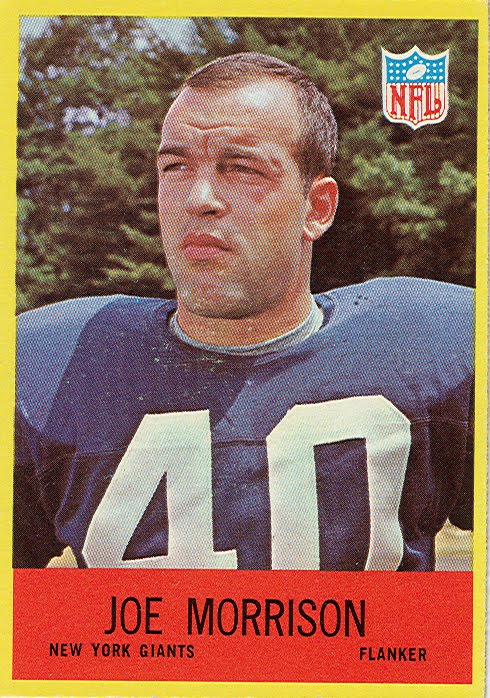 1967 Football Cards: New York Giants