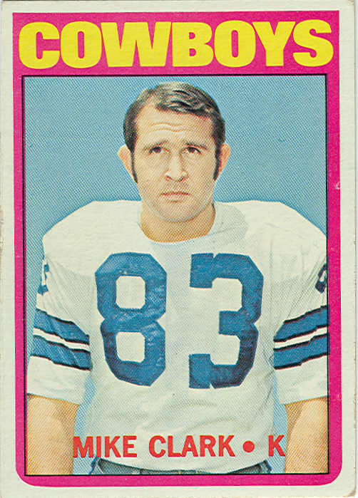 1972 Football Cards: Dallas Cowboys
