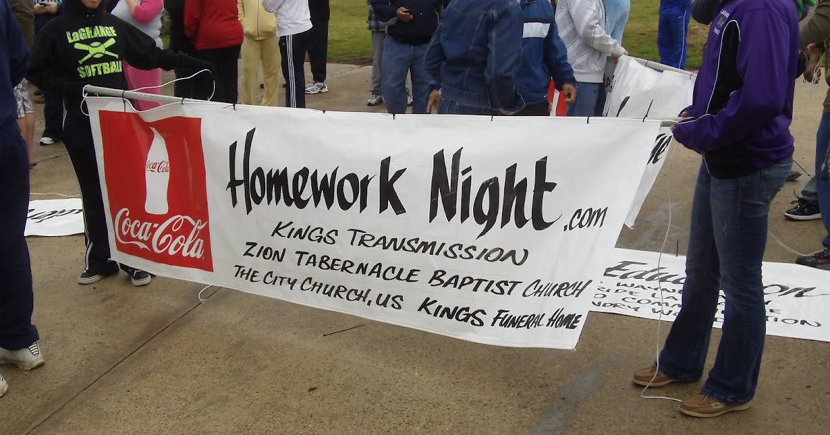 Homework Night: 1st Homework Night